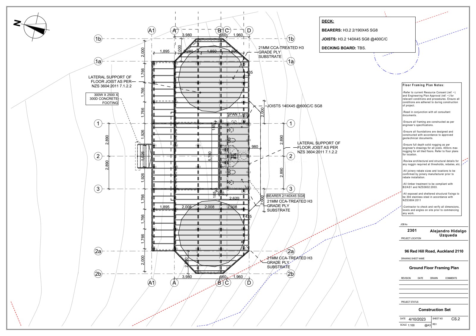 Pavilion on Slope NZ 2026 | NZS 3604 Case Study | ArchSolutioNZ